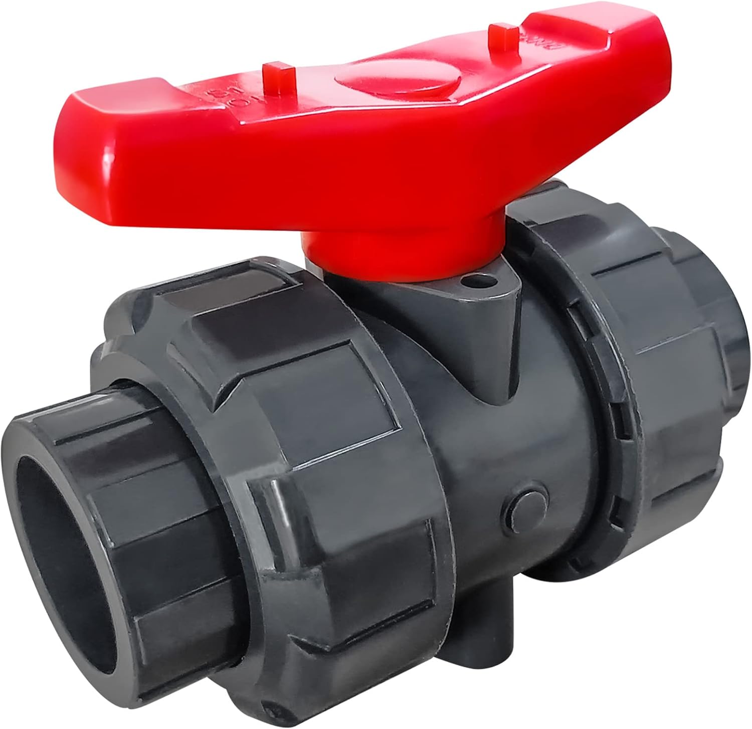 Amazon.com: 2" UPVC Full Flow Ball Valve Double True Union with Full ...