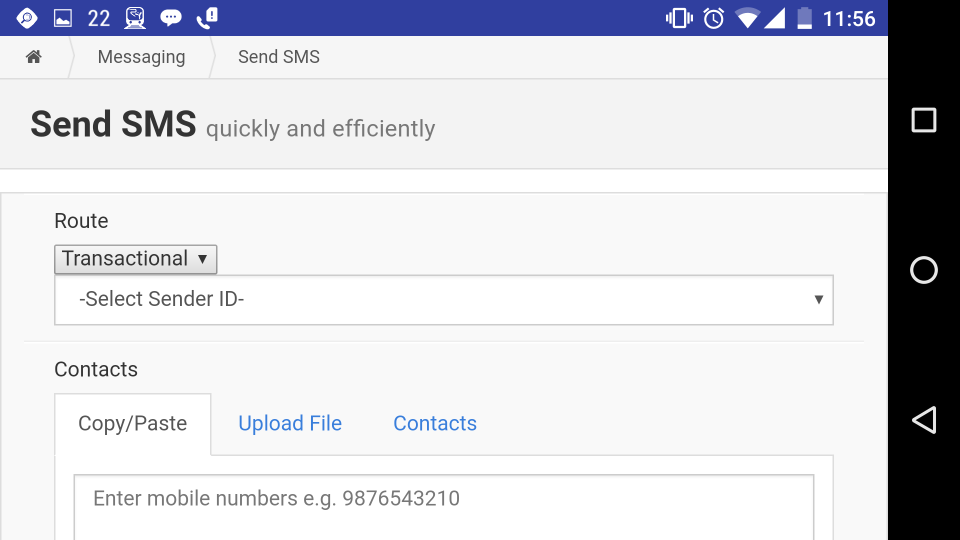 Bulk SMS Panel - App on Amazon Appstore
