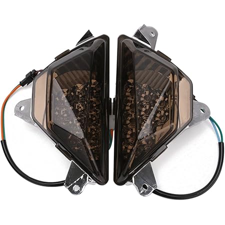 Amazon.com: MotorToGo LED Front Turn Signals Blinkers Indicators with ...