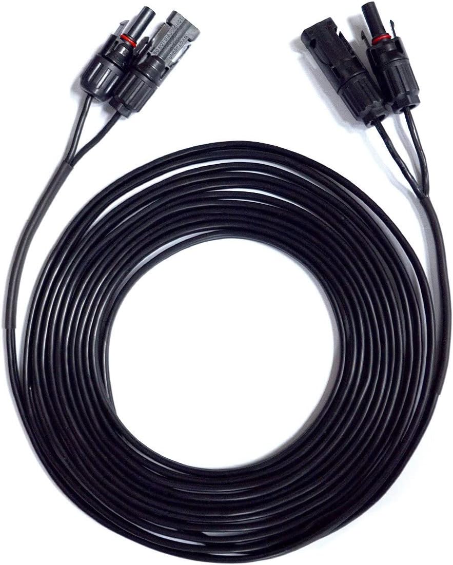 Amazon.com: ACOPOWER 20 Feet 14AWG Solar Extension Cable with Female ...