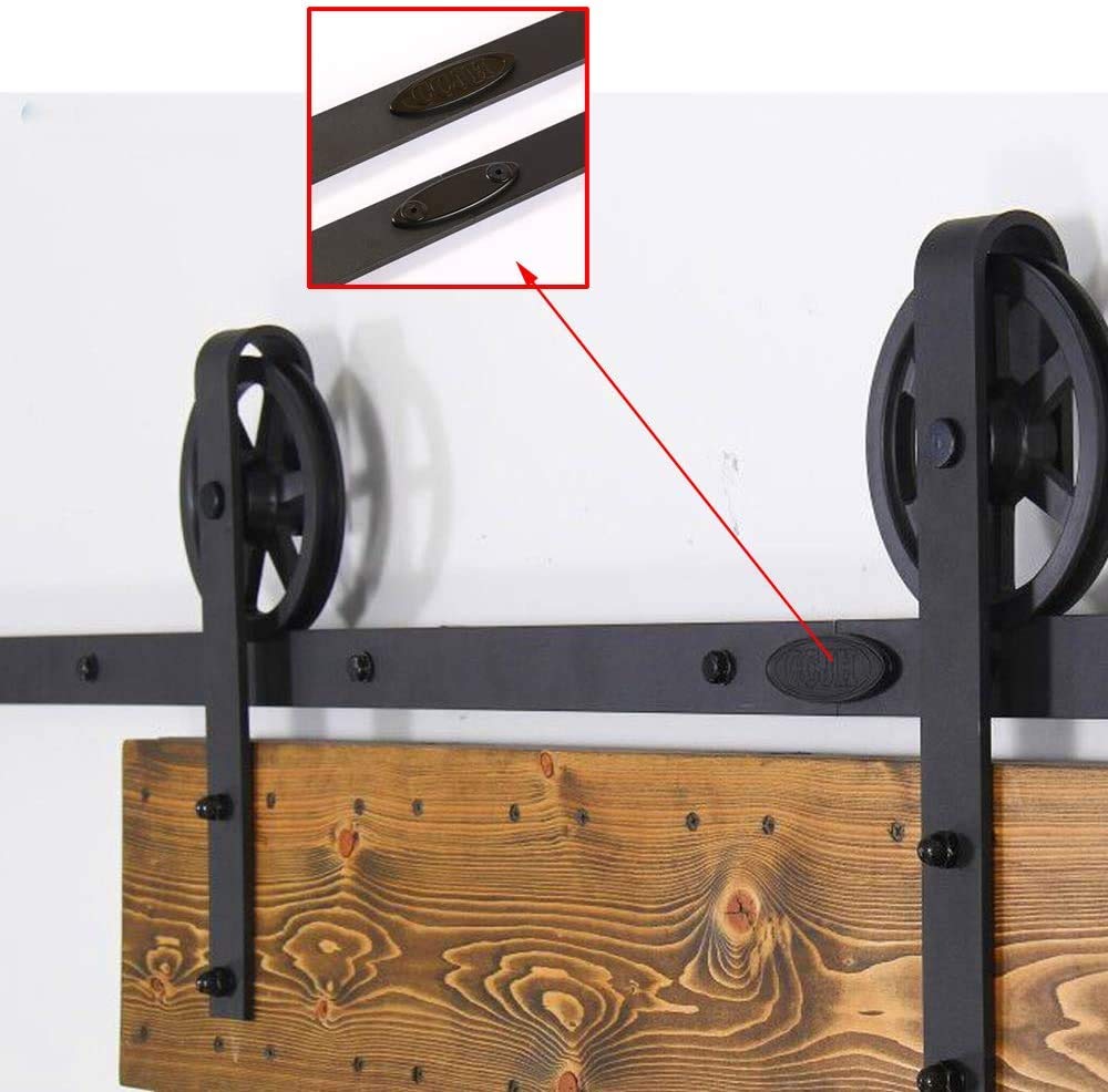 Snapklik.com : Sliding Barn Door Hardware Rail Connector- Make The ...