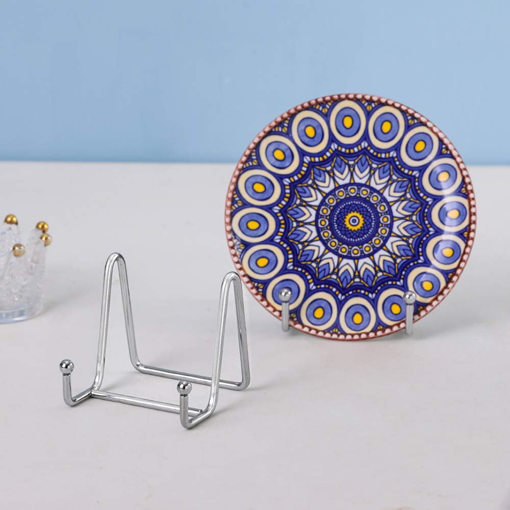 Snapklik.com : Plate Display Stand Picture Easel - Metal Plate Stands ...
