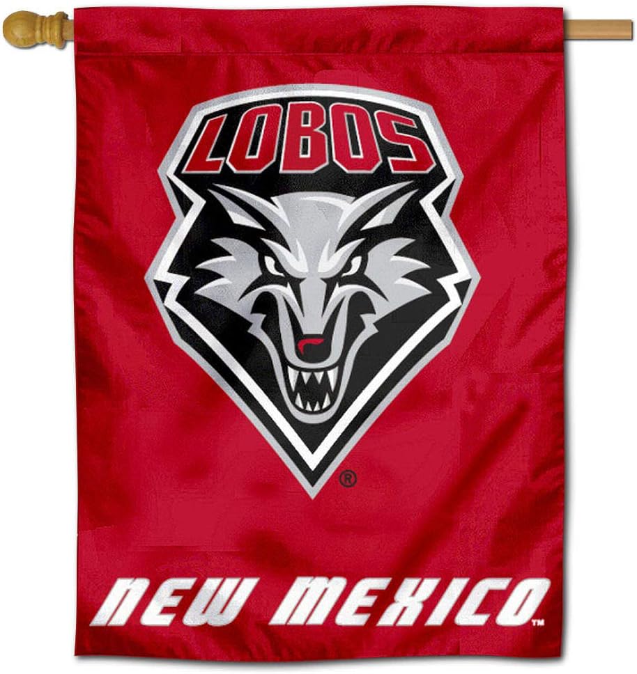 Amazon.com : New Mexico Lobos House Flag Banner : Outdoor Flags ...