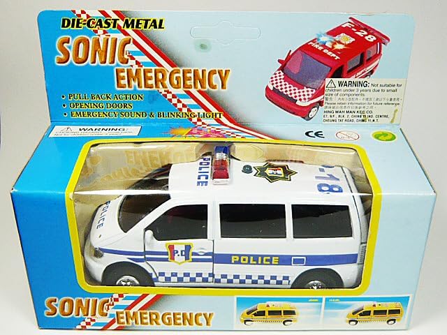 Amazon.co.jp: 韓国 中国警察 ソニック エマージェンシー ミニカー ベンツ？ SONIC EMERGENCY パトロールカー ...
