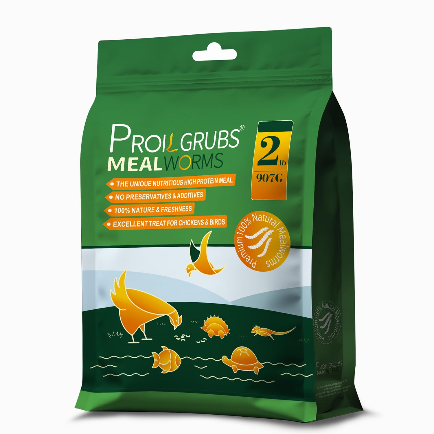 Amazon.com: PROILGRUBS 2 LBS Dried Mealworms Super High Protein ...