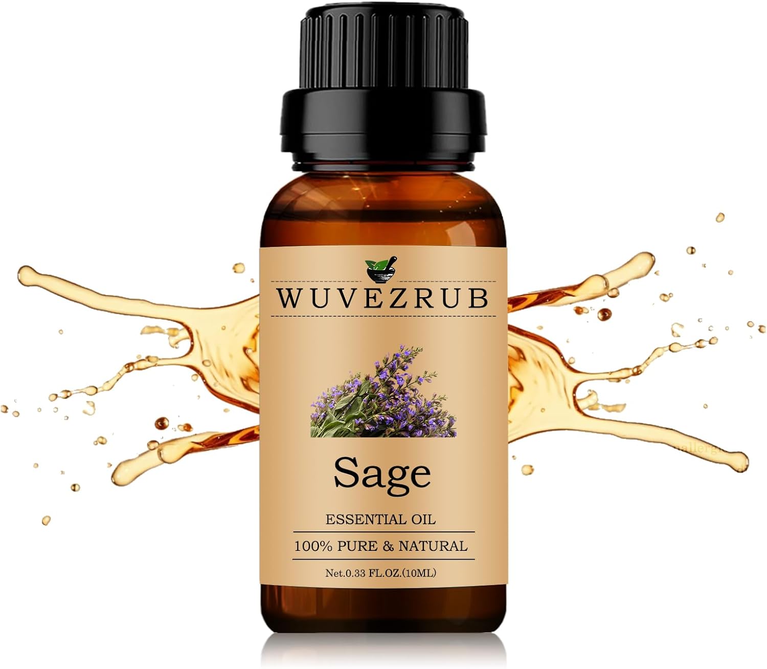 Amazon.com: Wuvezrub Sage Essential Oils 10ML, Organic 100% Pure and ...