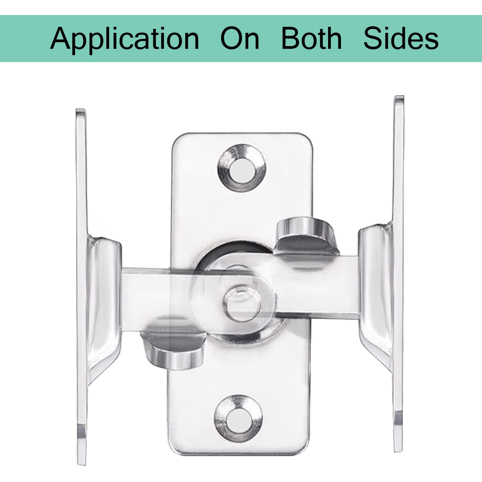 Snapklik.com : 90 Degree Door Latch Sliding Screen Door Latch Barn Door ...