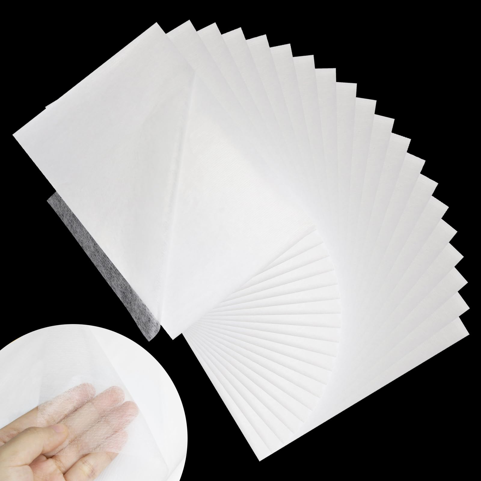 Amazon.com: Stitch Witchery 20 Sheets, 8" x 12" Fusible Webbing for ...