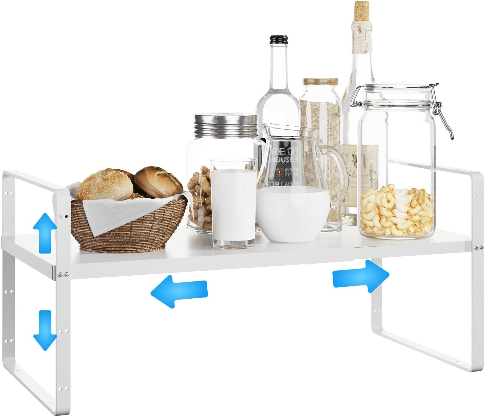 Amazon.com: Spice Rack Cabinet Shelf Organizer, Set of 2 Kitchen ...