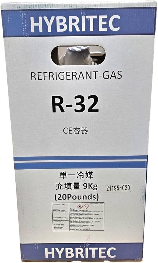 Amazon.co.jp: HYBRITEC フロンガス 新冷媒ガス 新冷媒フロンガス R32 9kg : ホーム＆キッチン