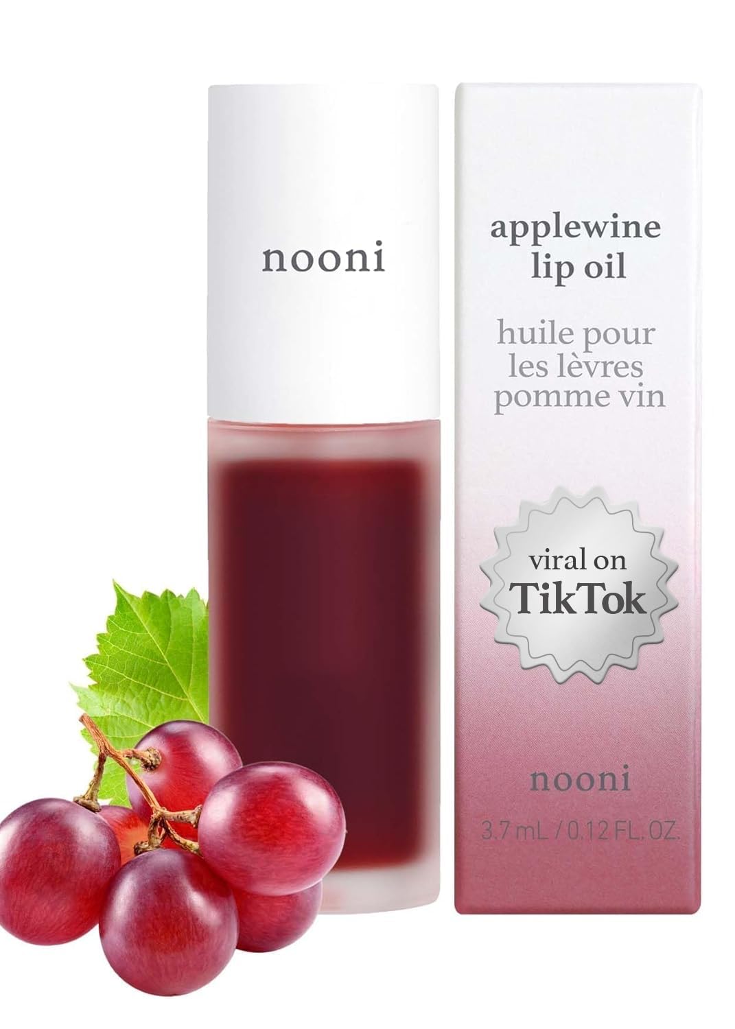 Amazon.com : NOONI Vegan Appleseed Lip Oil - Applewine | Long-Lasting, Moisturizing, Plumping ...