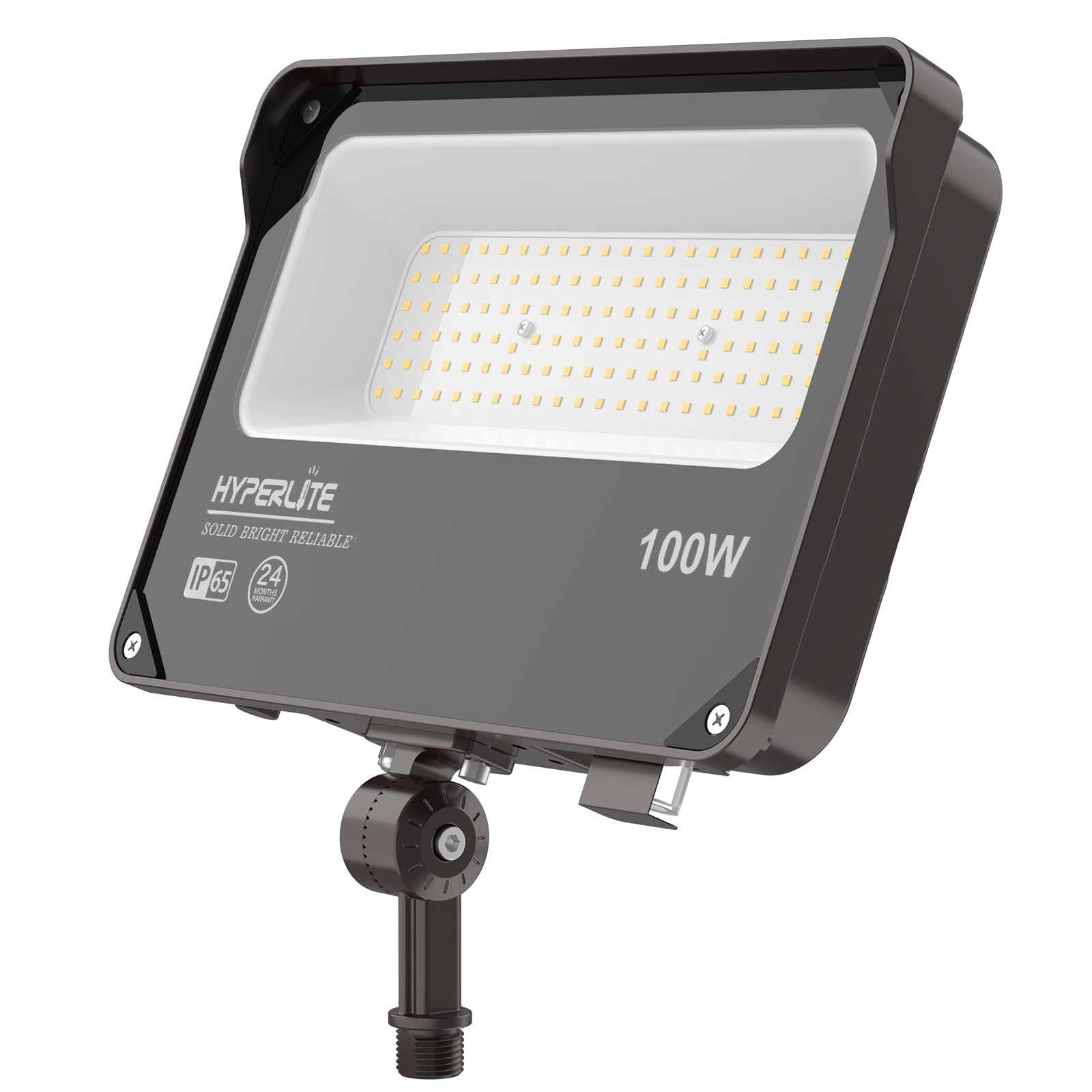 HYPERLITE LED Flood Light with Dusk to Dawn Photocell, 11000LM LED ...