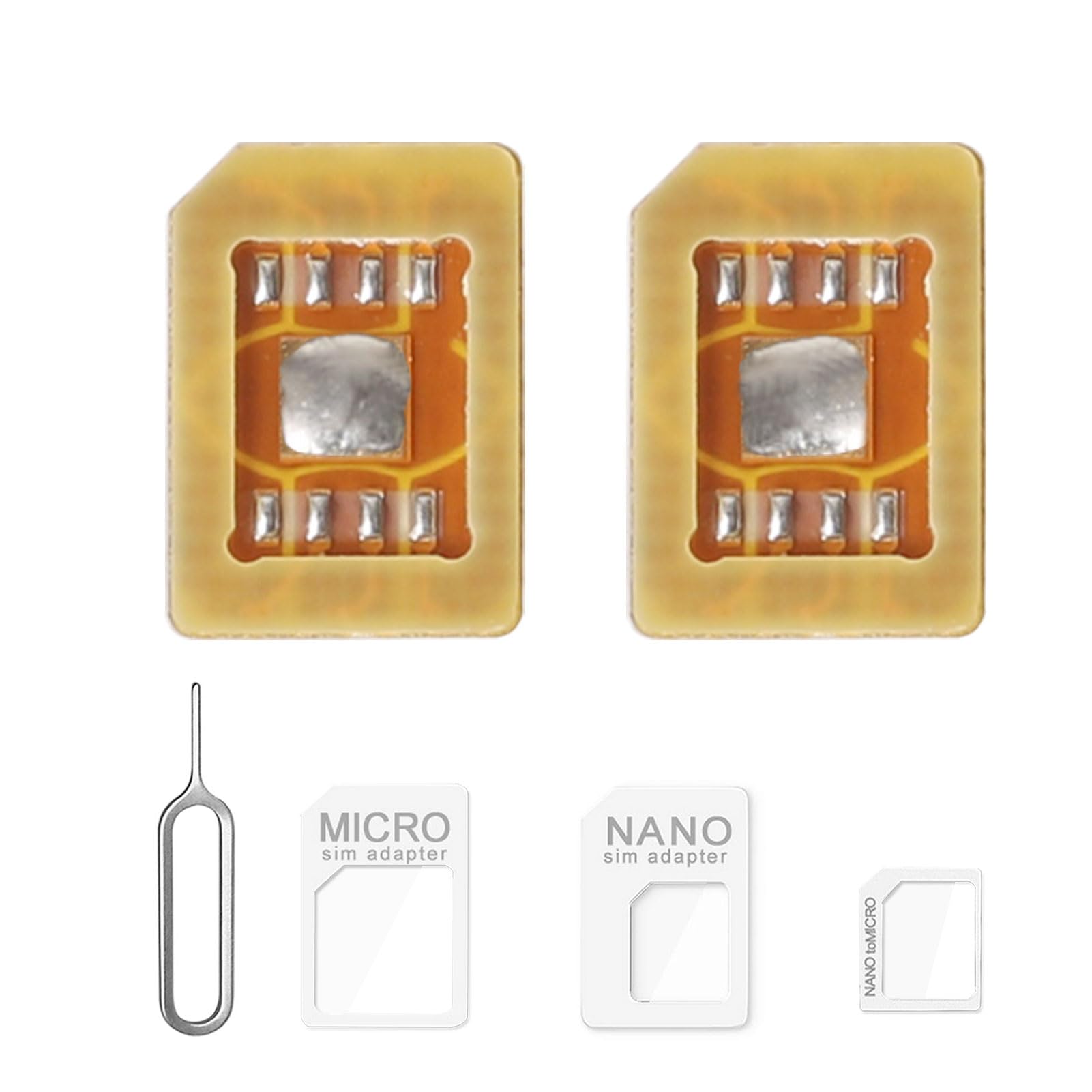 Amazon.com: PinQiongZhe Esim to Nano Sim Card Holder Esim Card Adapter ...