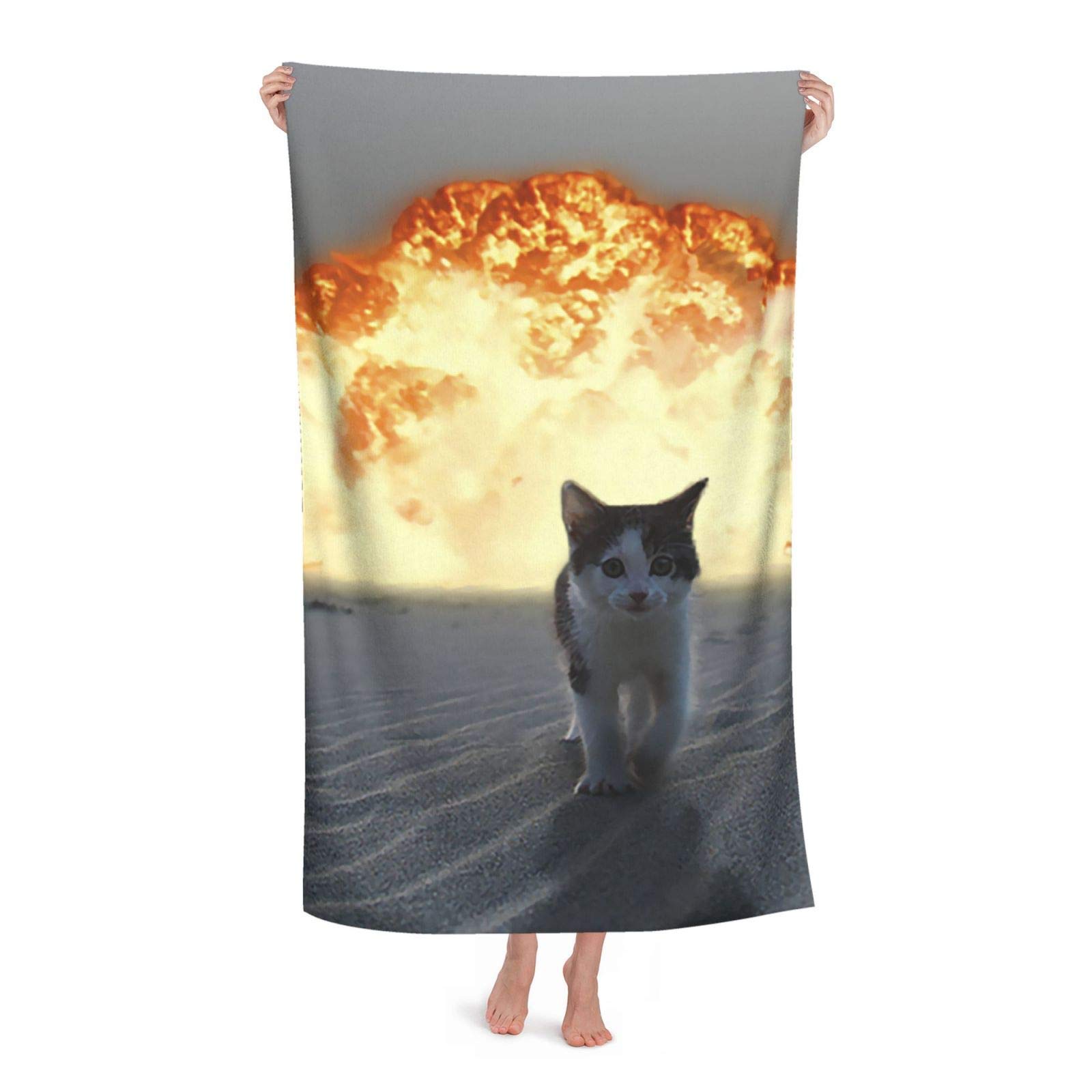 Cat Walking Away From Explosion