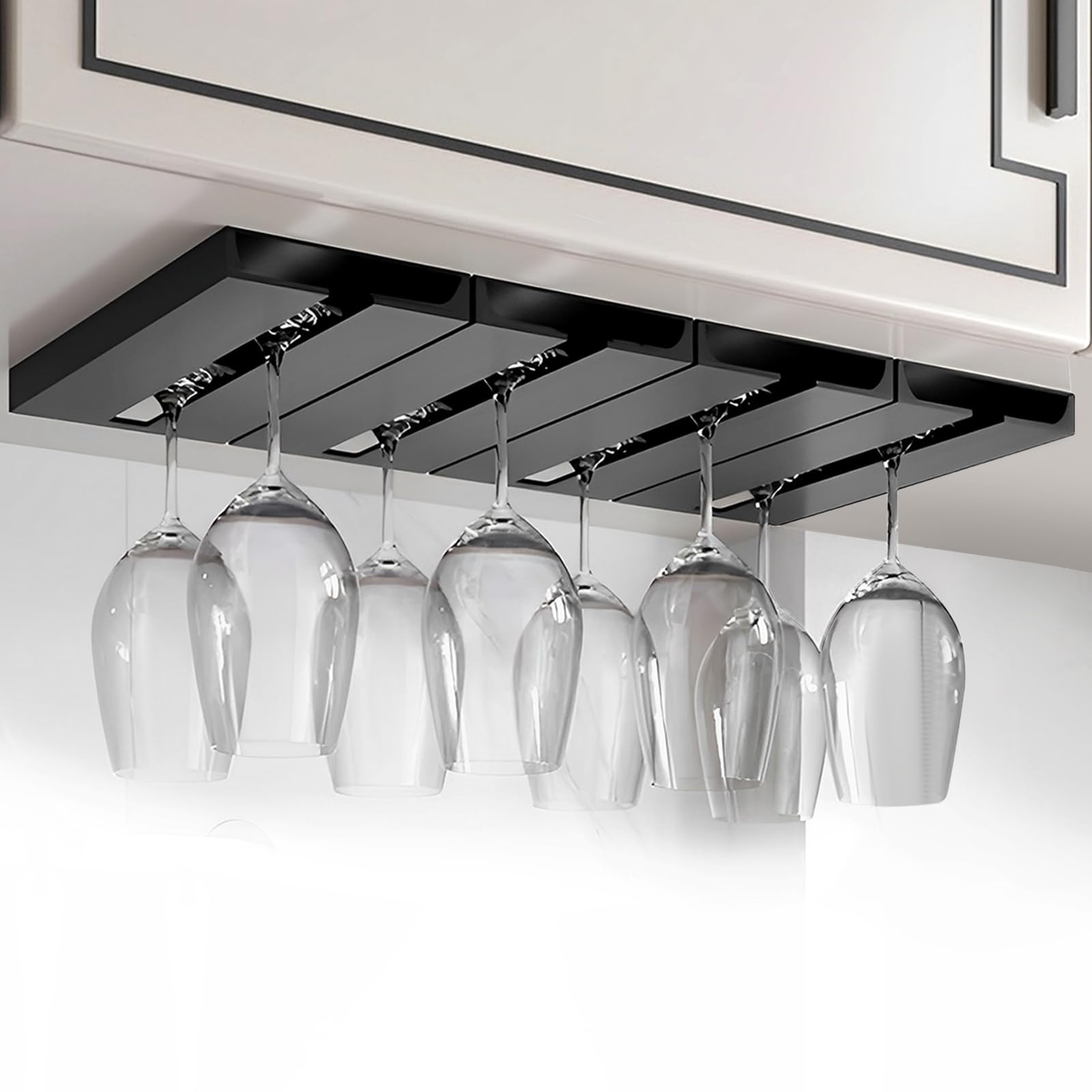 Amazon.com: DESONAUT Wine Glass Holder Stemware Rack Hanger Under ...