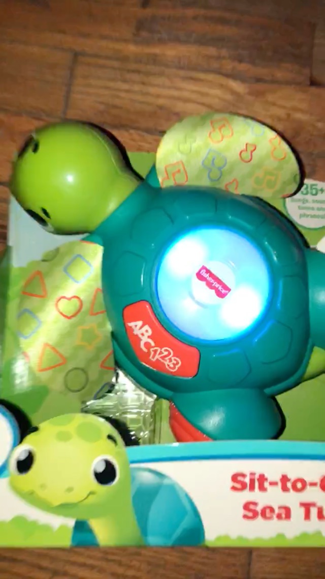 Watch Fisher-Price Linkimals Sit-to-Crawl Sea Turtle on Amazon Live