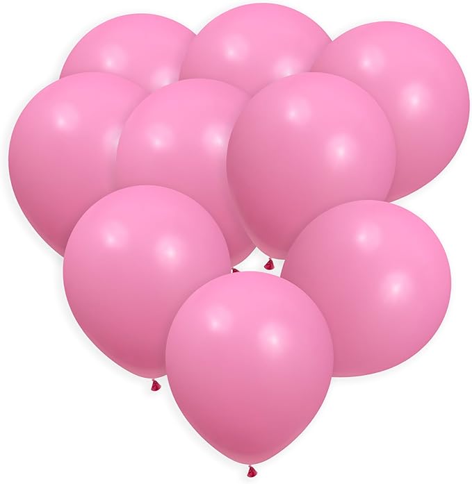 Amazon.com: Baby Pink Balloons 50 Pack, 12 Inch Latex Balloons, Baby ...