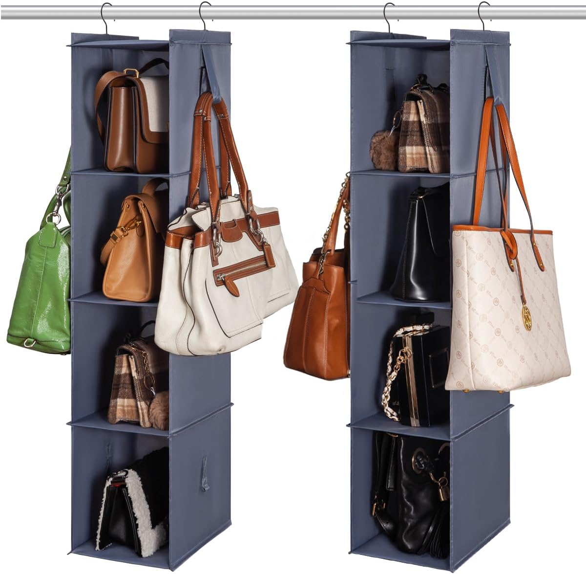 Amazon.com: Purse Organizer with Side Hooks and Baskets for Purse ...