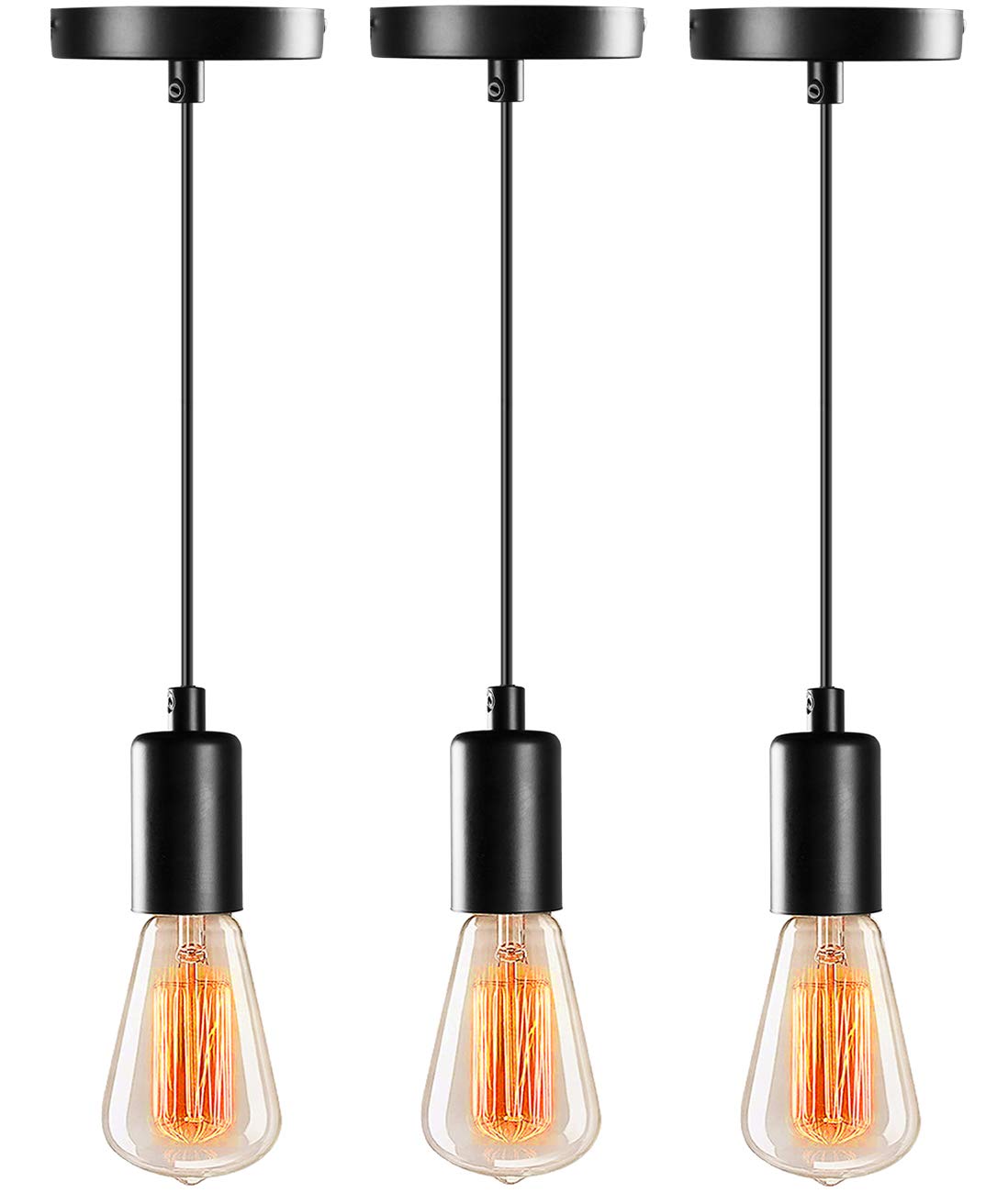 Pendant Light Kit Industrial Edison Pendant Light Socket E26 Ul ...