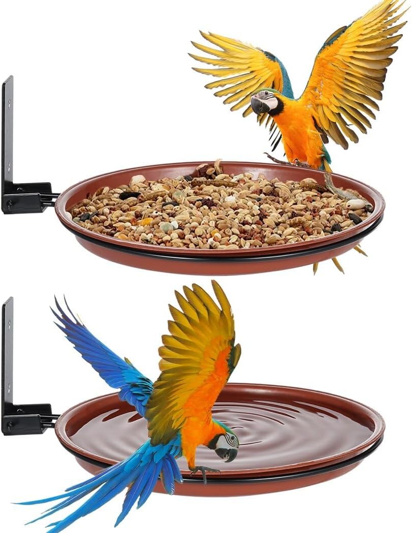 Amazon.com: Toyokar 2PCS Bird Trays, Tree Mounted Bird Bath Bowl with ...