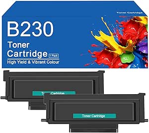 Amazon.com: SEMTGJ B230 Black Toner Cartridge with New Chip Compatible ...