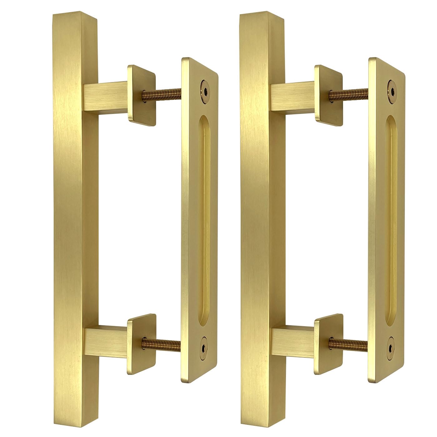 Snapklik.com : Rio Salto 12-Inch Brushed Brass Vintage Gold Barn Door ...