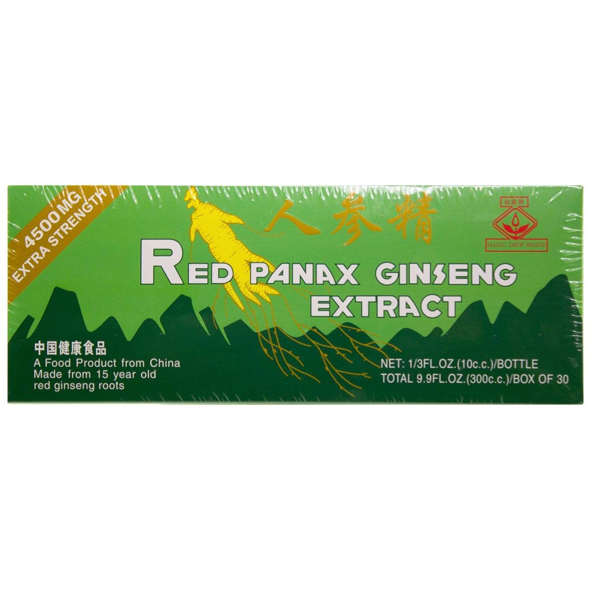 Global 20 Year Old Red Panax Ginseng Extract -Extra Strength- 10ml X 30 ...