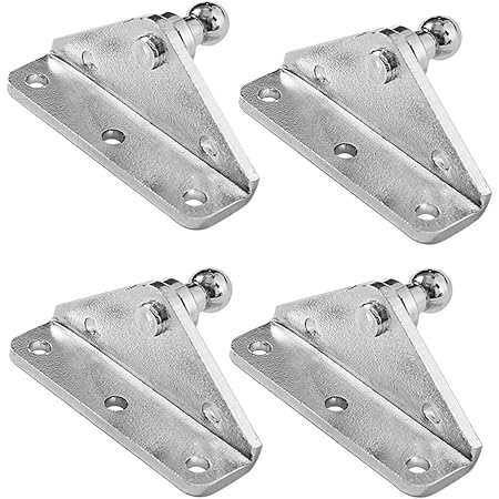 Amazon.com: Gas Spring Lift Support Mounting Brackets 10mm Ball Stud ...