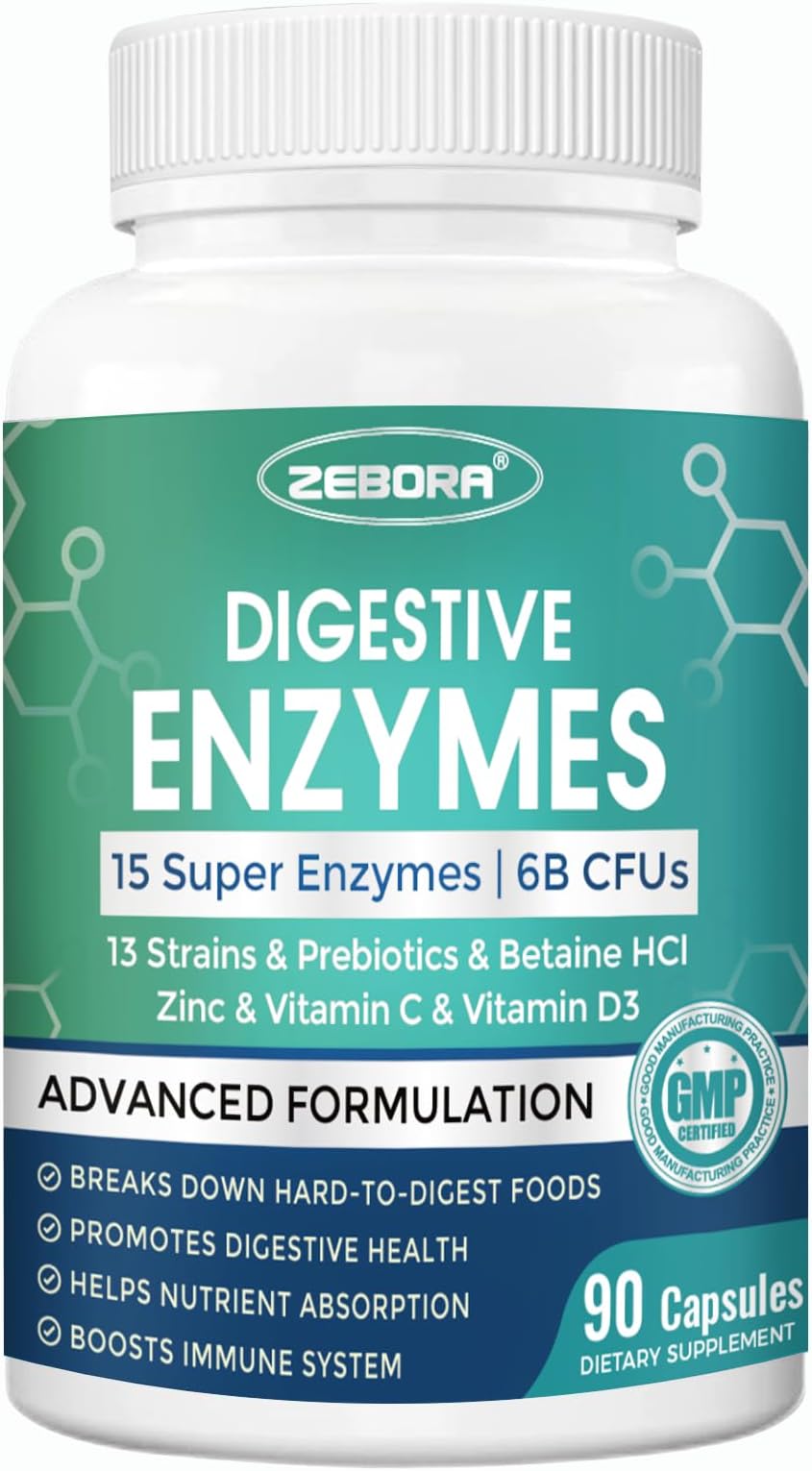 Amazon.com: Amazon Elements Digestive Enzyme Complex Capsule, Supports ...