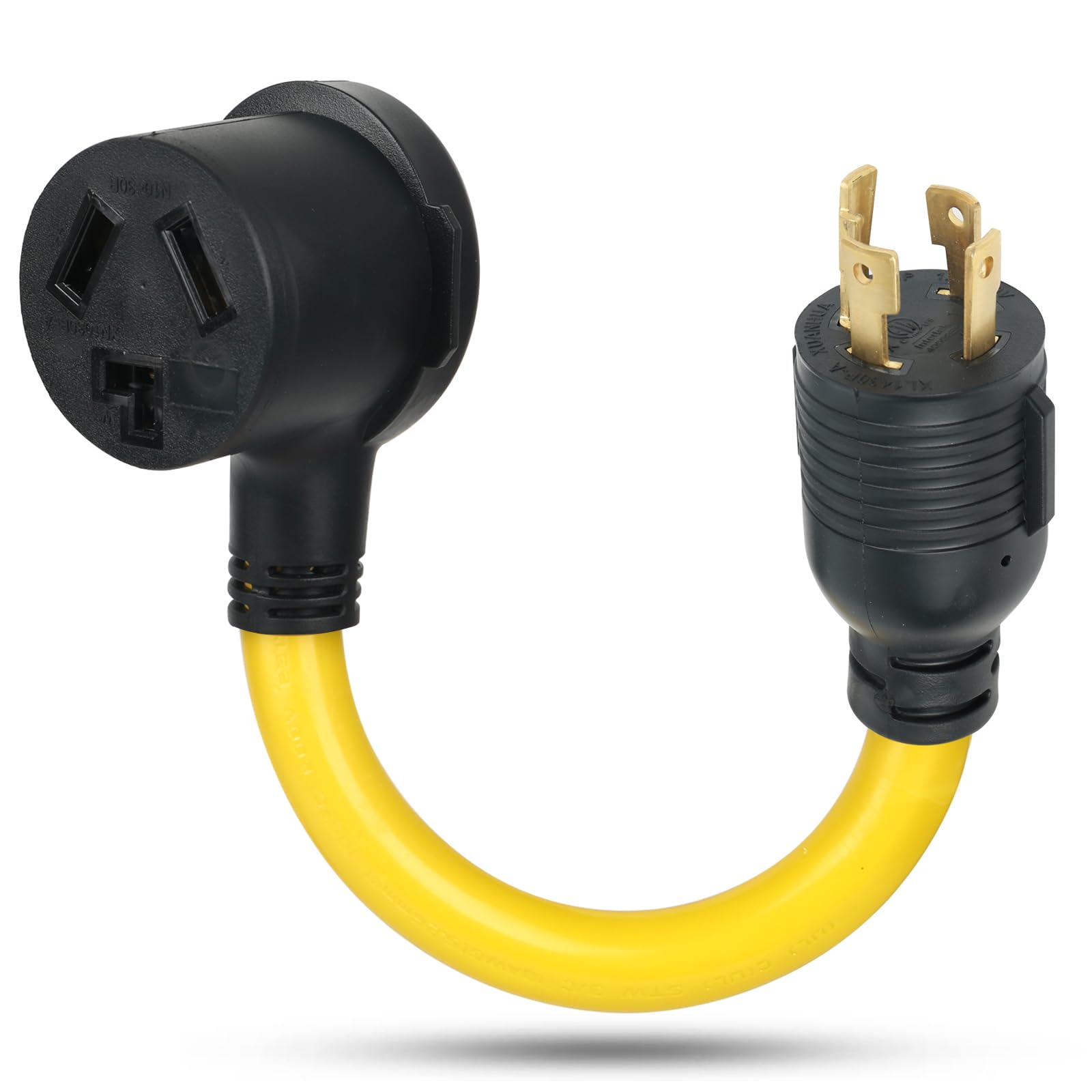 AQQHSAIN NEMA L14-30P to 10-30R Charger Power Adapter Cord, 240V 30 Amp ...