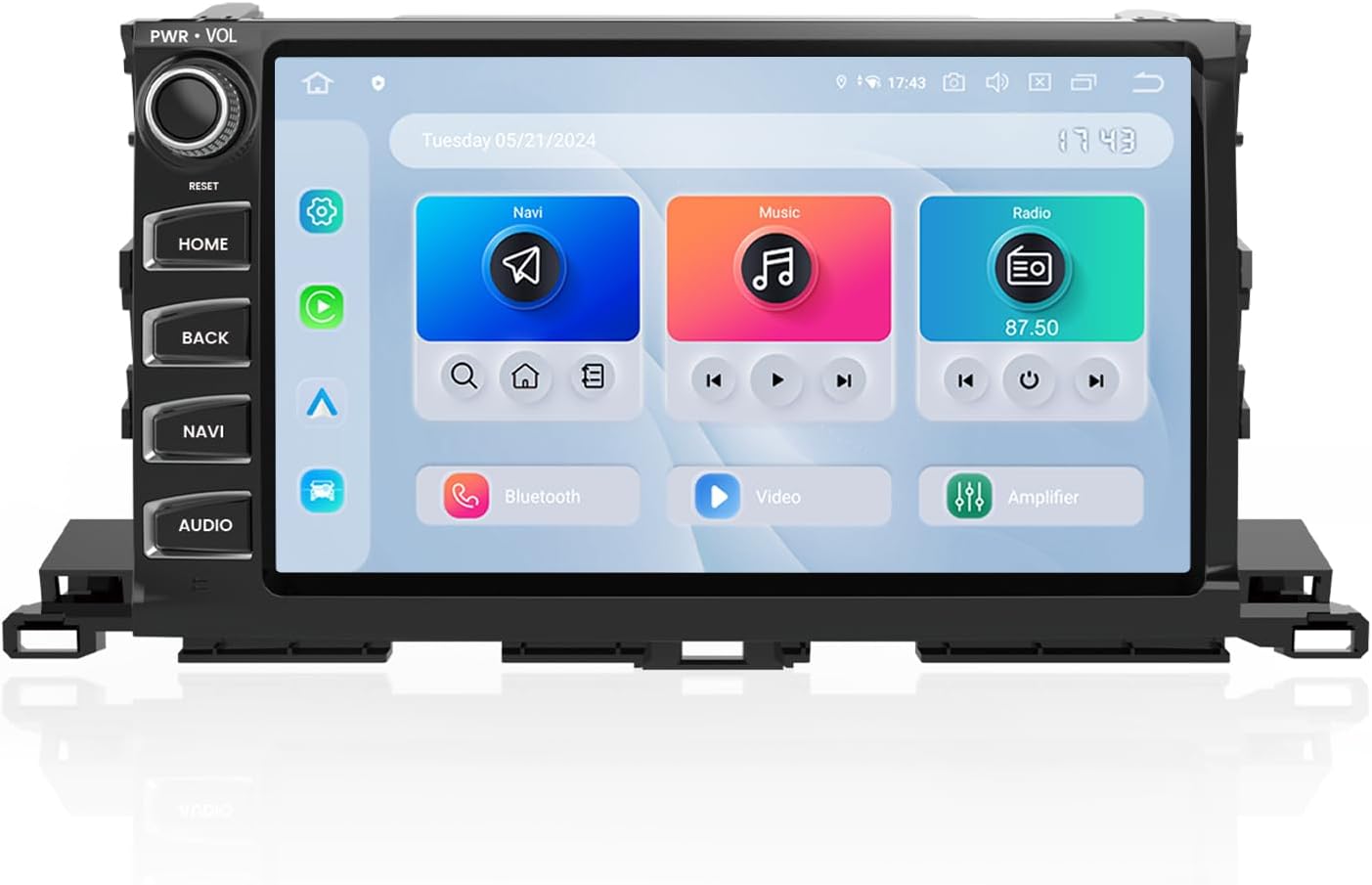 Amazon.com: Dasaita Android 13 Car Stereo for Toyota Highlander 2015 ...