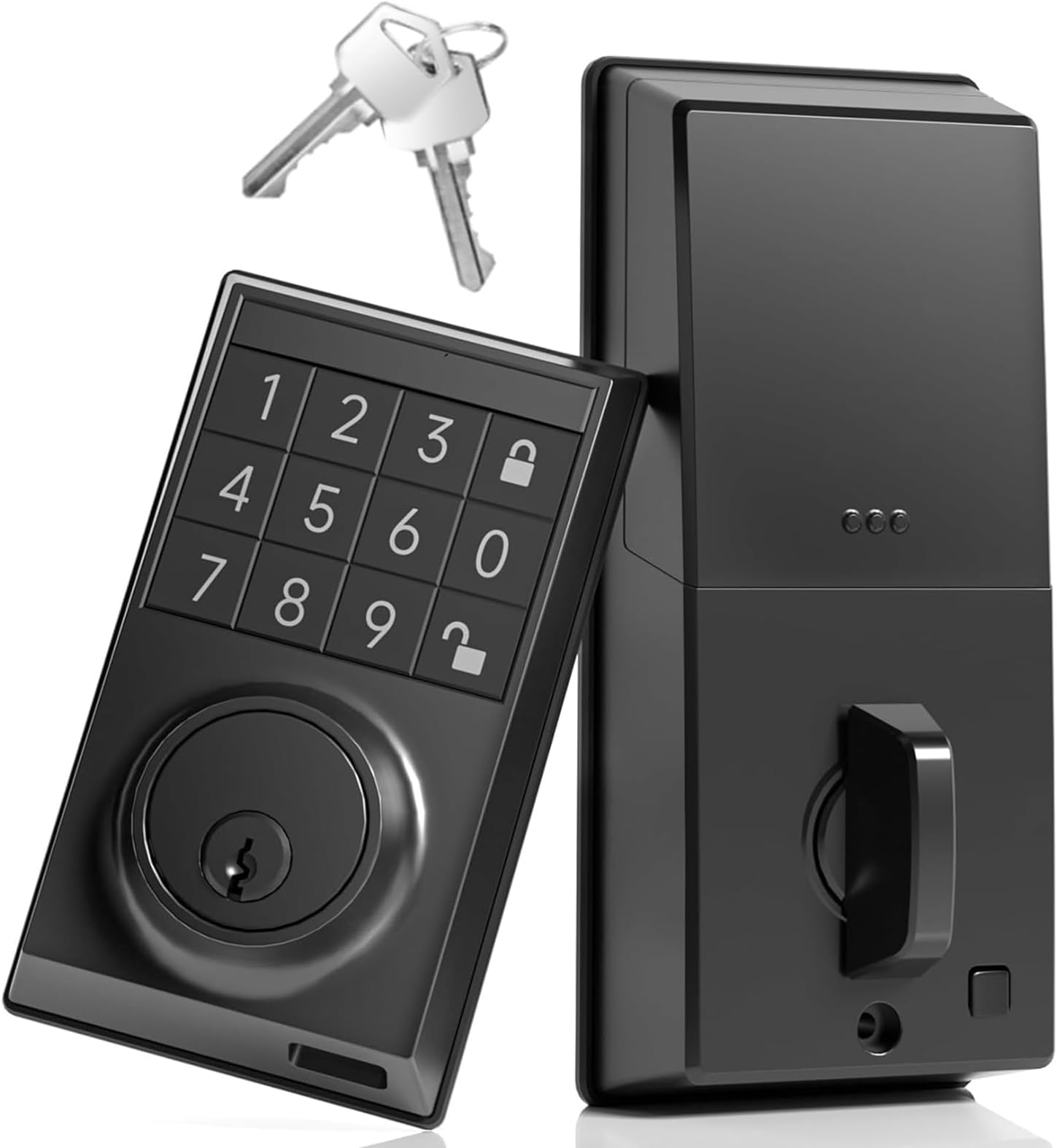 Defiant Electronic Deadbolt Single Cylinder Keypad Door Locks | Spin To ...