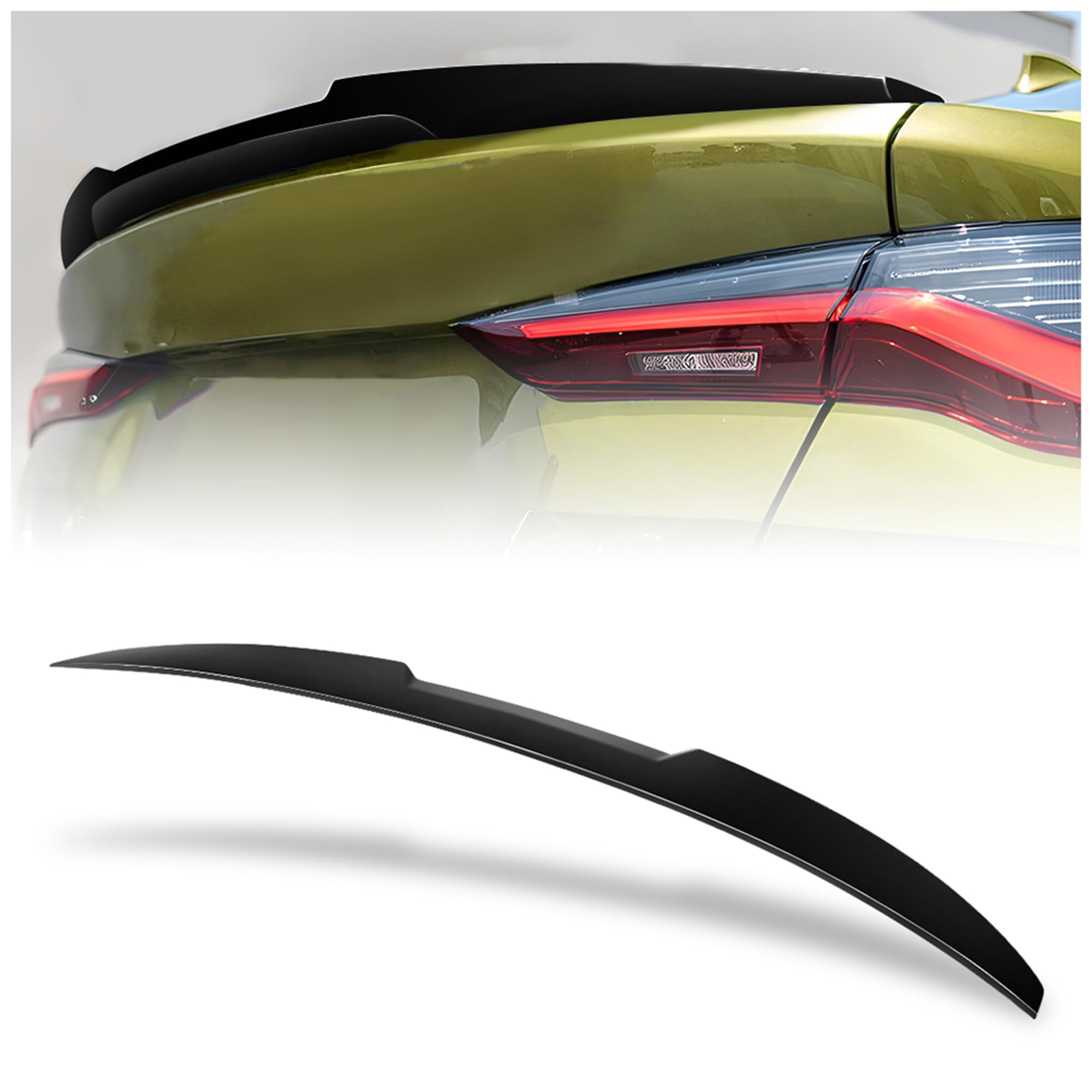 Amazon.com: AeroBon Gloss Black Rear Trunk Spoiler Compatible with 2021 ...