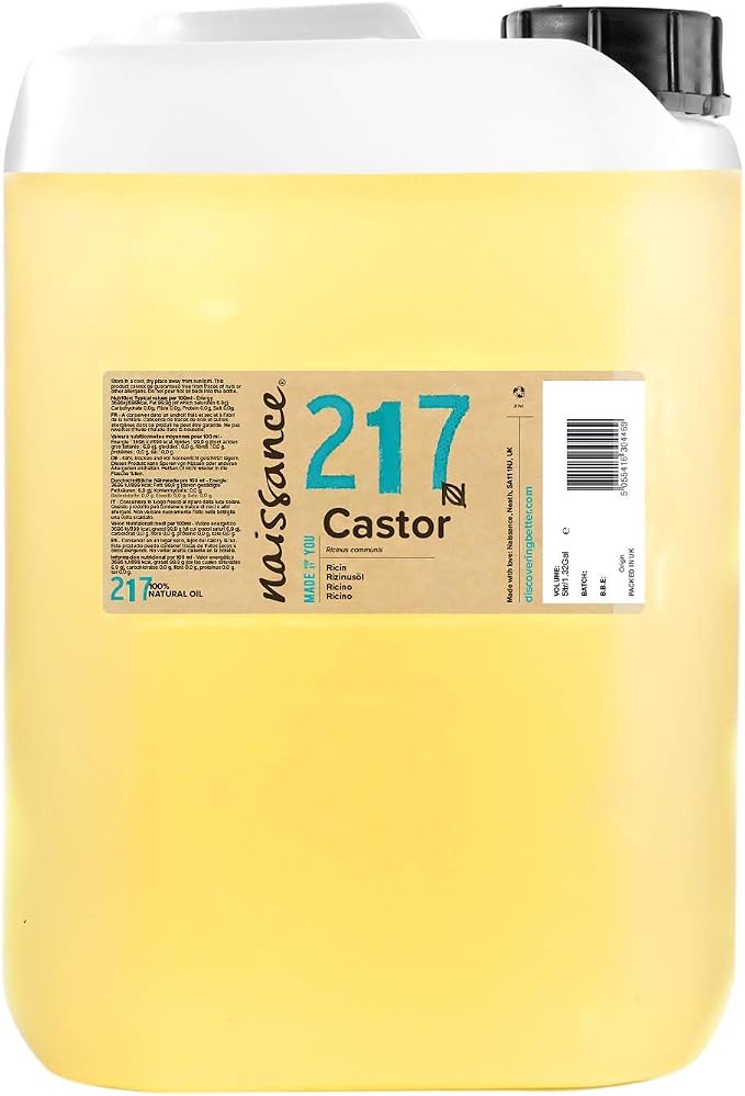 Naissance Cold Pressed Castor Oil (no. 217) 5 Litres (5l) - 100% Pure ...