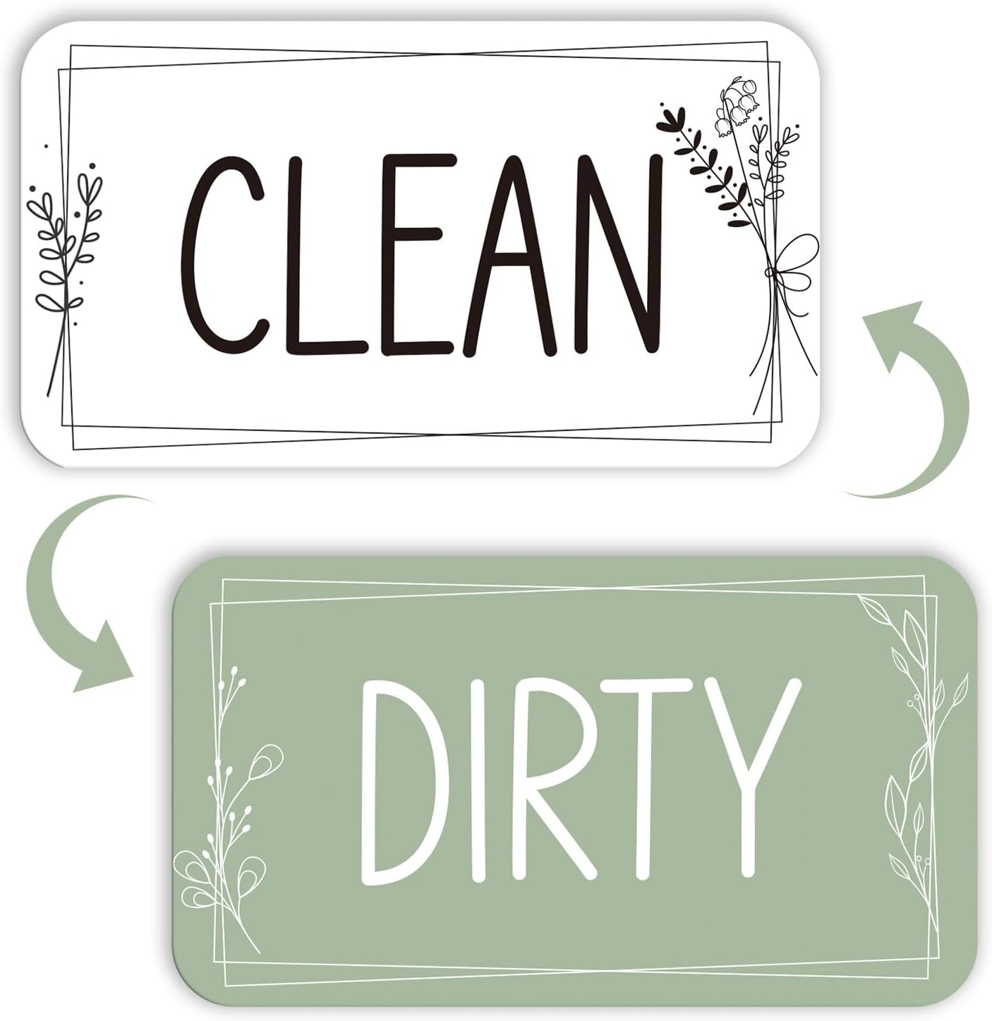 Amazon.com: Dishwasher Magnet Clean Dirty Sign - Cosmisun Chicken Clean ...
