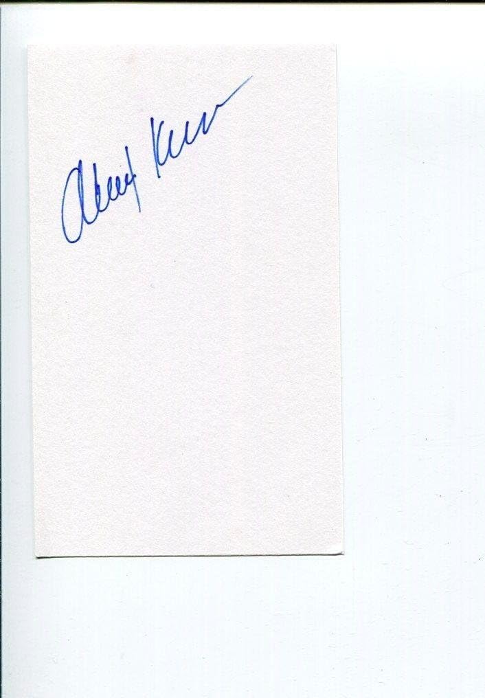 Alex Karras Blazing Saddles Mongo Webster Iowa Hawkeyes HOF Signed ...