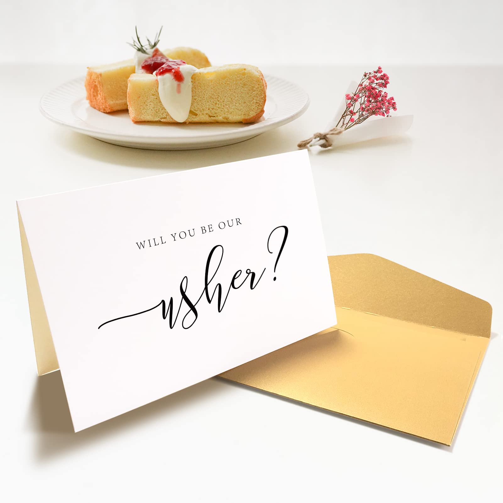 Snapklik.com : Will You Be Our Usher Card, Usher Proposal Card, Wedding ...