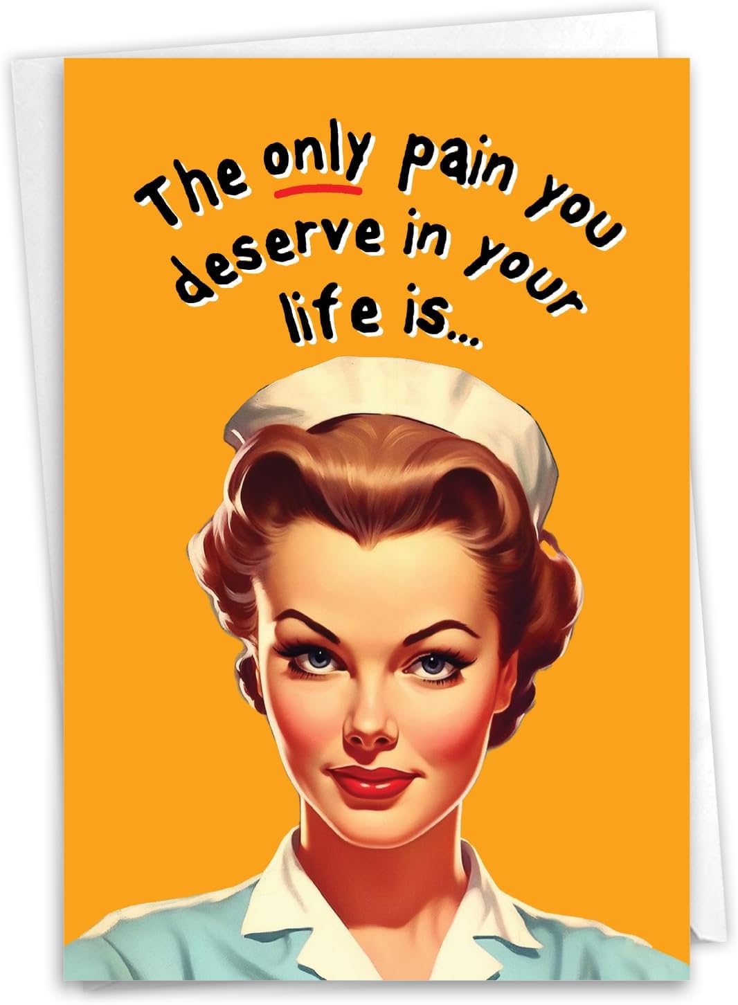 Amazon.com : NobleWorks, Funny Get Well Greeting Card with 5 x 7 Inch ...