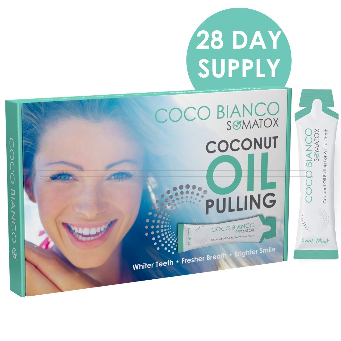 Somatox Coco Bianco Coconut Oil Pulling Kit Free Tooth Shade ...