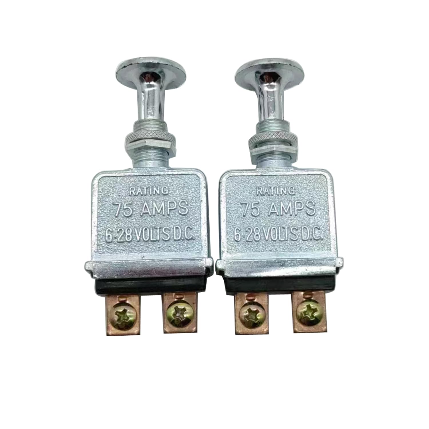 Amazon.com: 2 PCS/Set SHLPDFM Push Pull Switchs Heavy Duty 75 AMP 6-28V ...