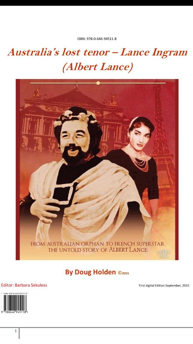 Buy Australia's lost tenor - from orphan to international superstar ...