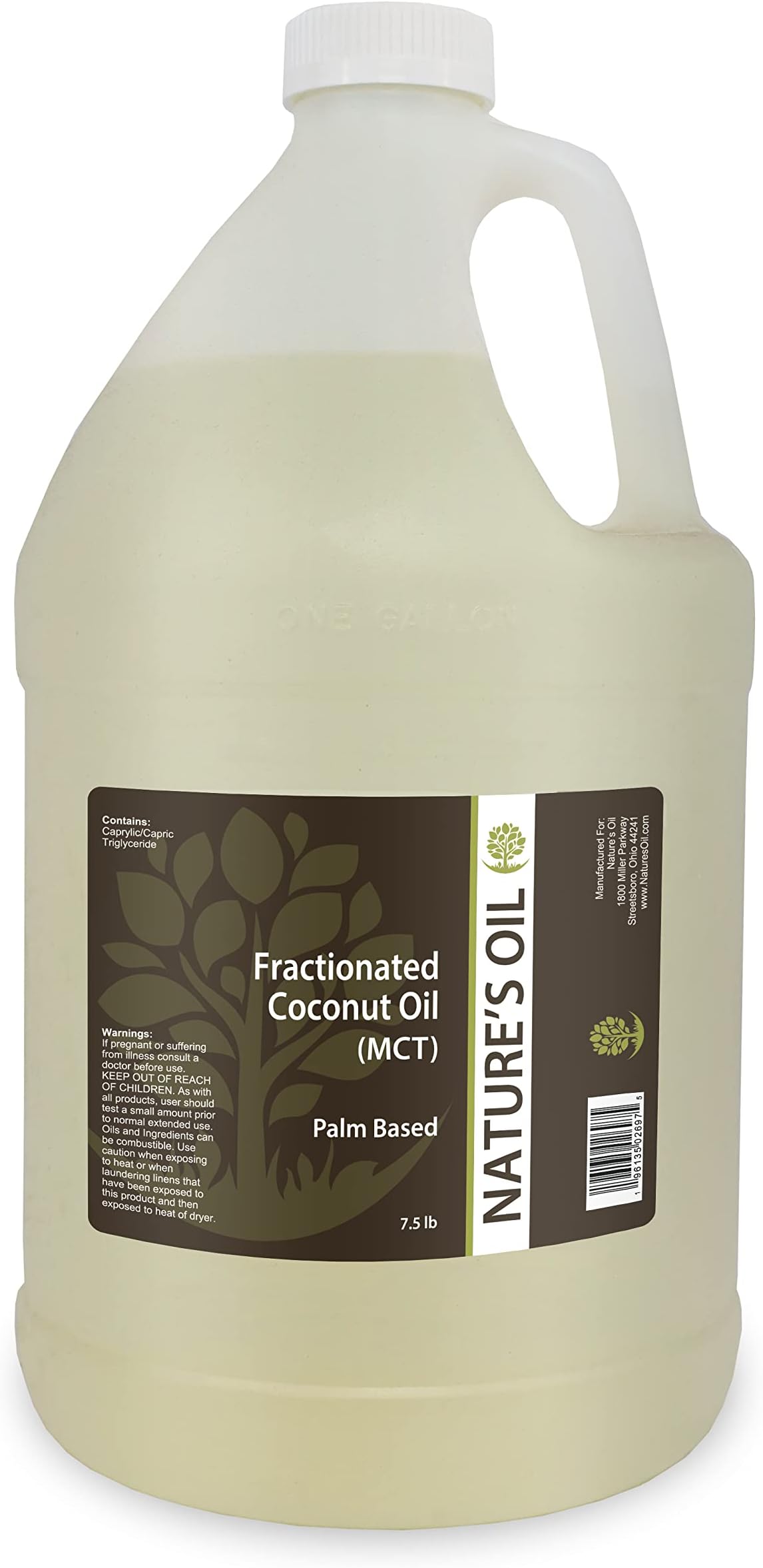 Amazon.com: Fractionated Coconut Oil Massage Oil - Cold Pressed Oil ...