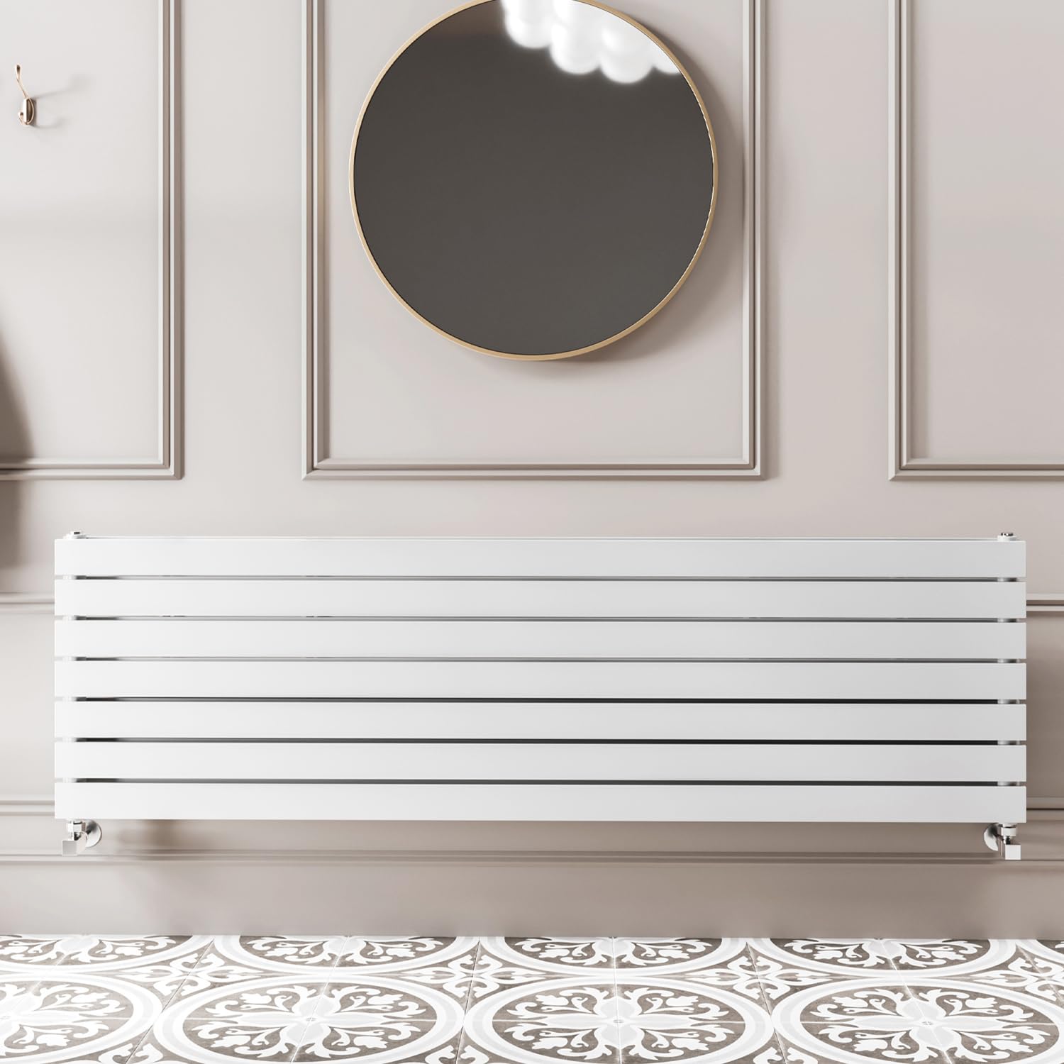 Pinta Horizontal Flat Panel Radiator Modern Double Column Designer ...