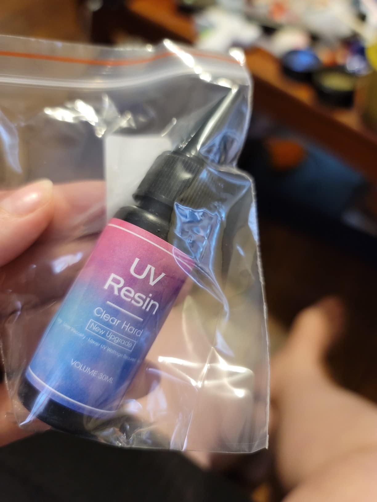 $5/mo - Finance Fastest Curing, 10x30ml Clear Hard UV Resin with Light ...