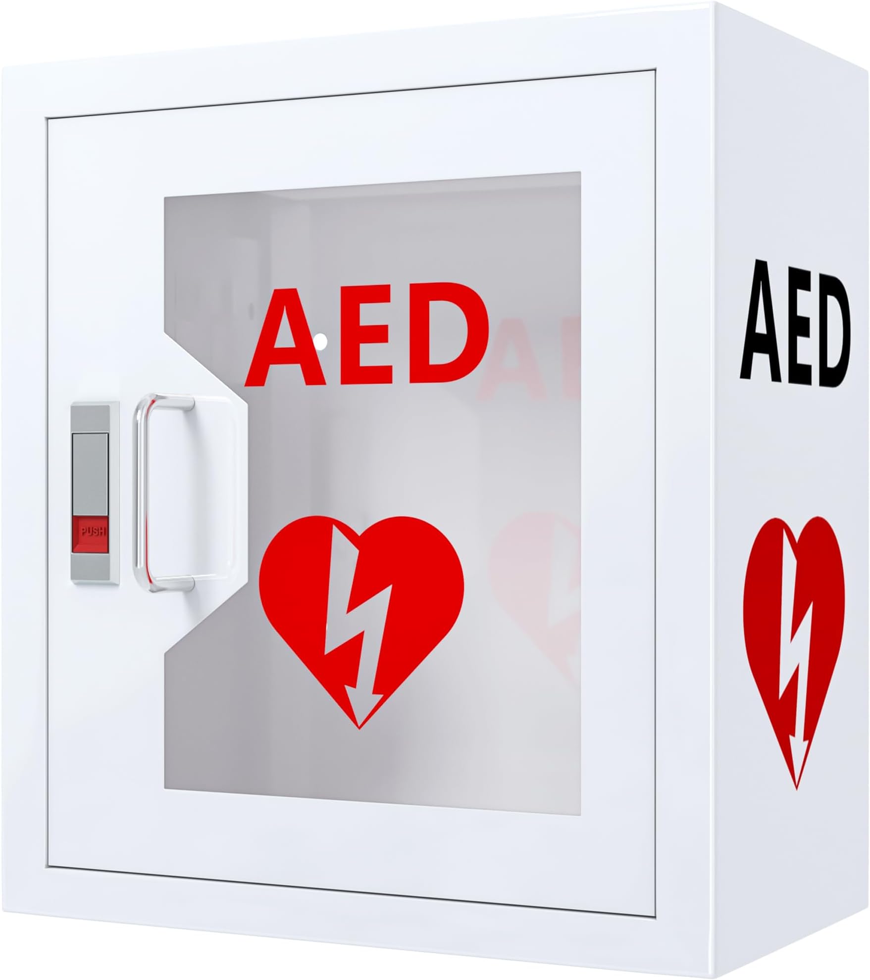 Amazon.com: AED Wall Cabinet Fits All AED Units Surface Mount ...