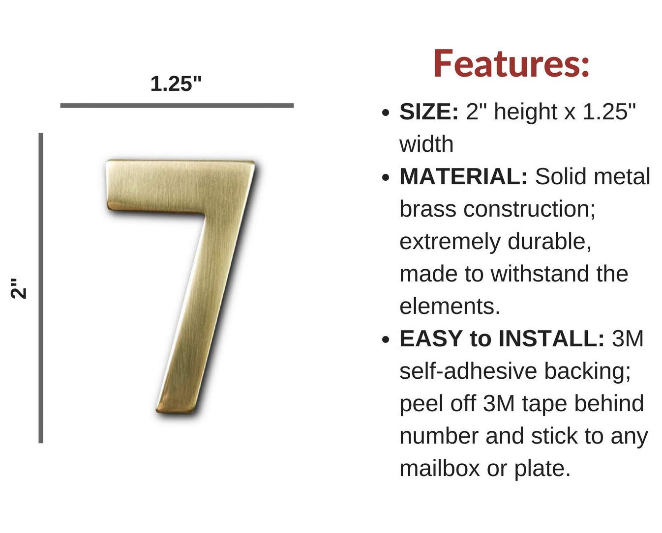 Brass Self Stick Labels Self Adhesive Coloured Rectangle Labels 10