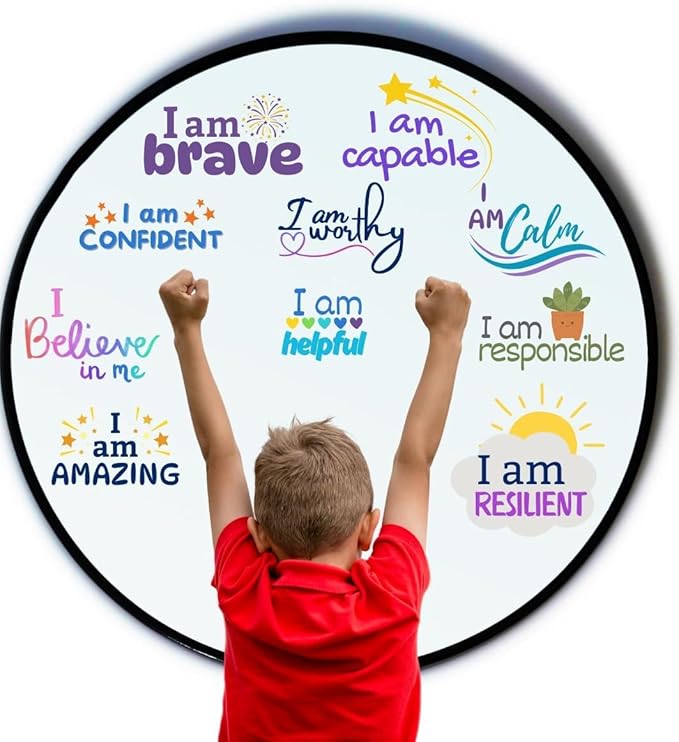 Amazon.com: Positive Affirmation Reusable Static Sticker - Window ...