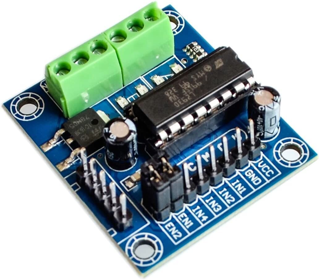 Robojax Motor Driver Full H-Bridge DC Motor Driver (L293D Board ...