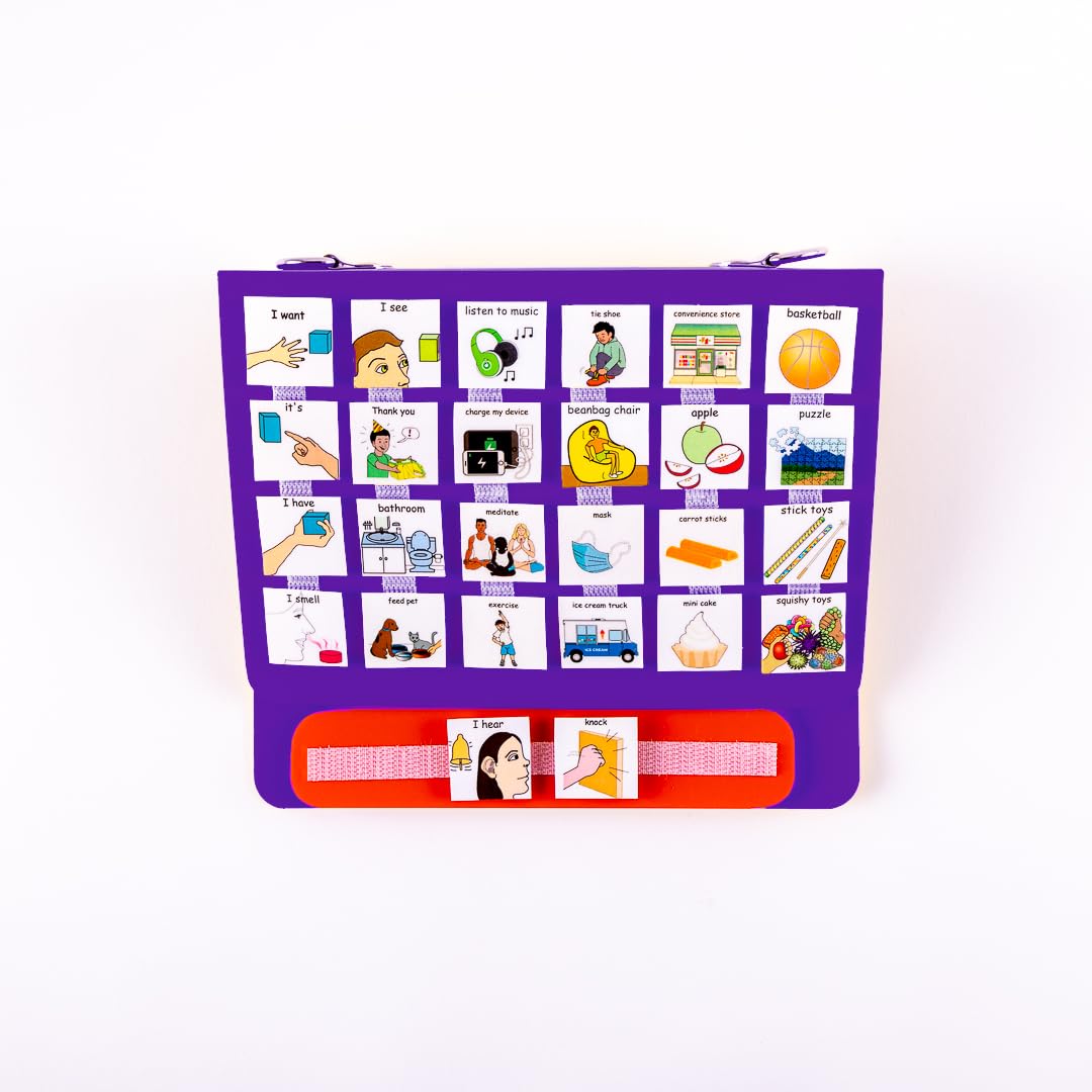 Amazon.com: Small PECS® Communication Book (Purple) : Health & Household