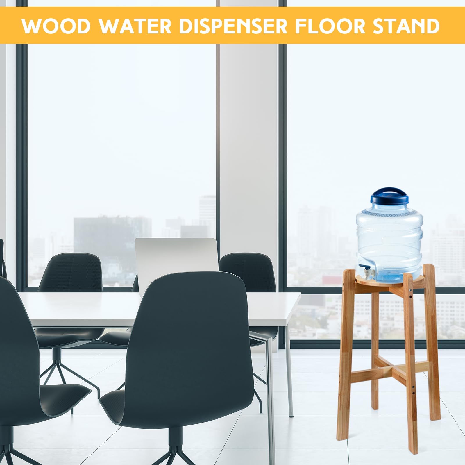 Snapklik.com : Barydat 27" Wood Water Dispenser Floor Stand, Wood Floor ...
